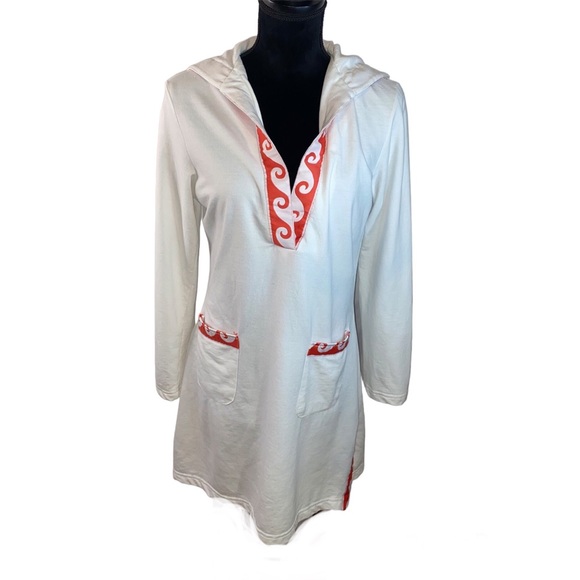 Nilla Shields | Swim | Nilla Shields Hooded Cotton Blend Swim Cover ...